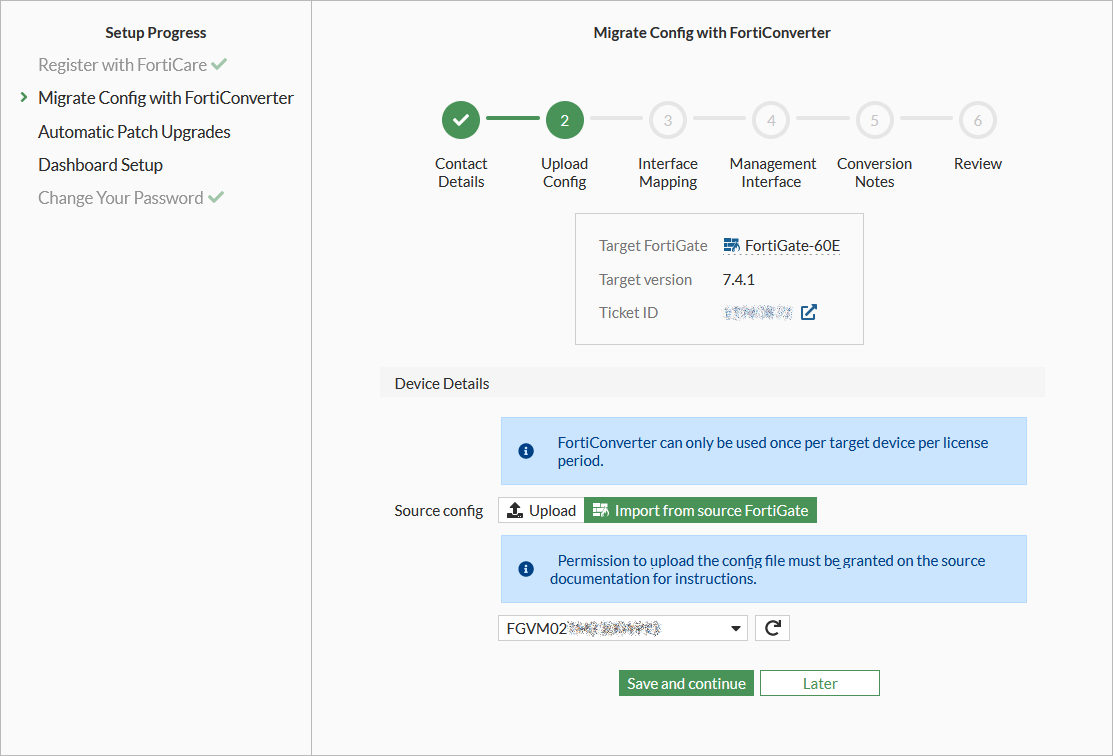 Migrating a configuration with FortiConverter | FortiGate / FortiOS 7.4.2 | Fortinet Document ...